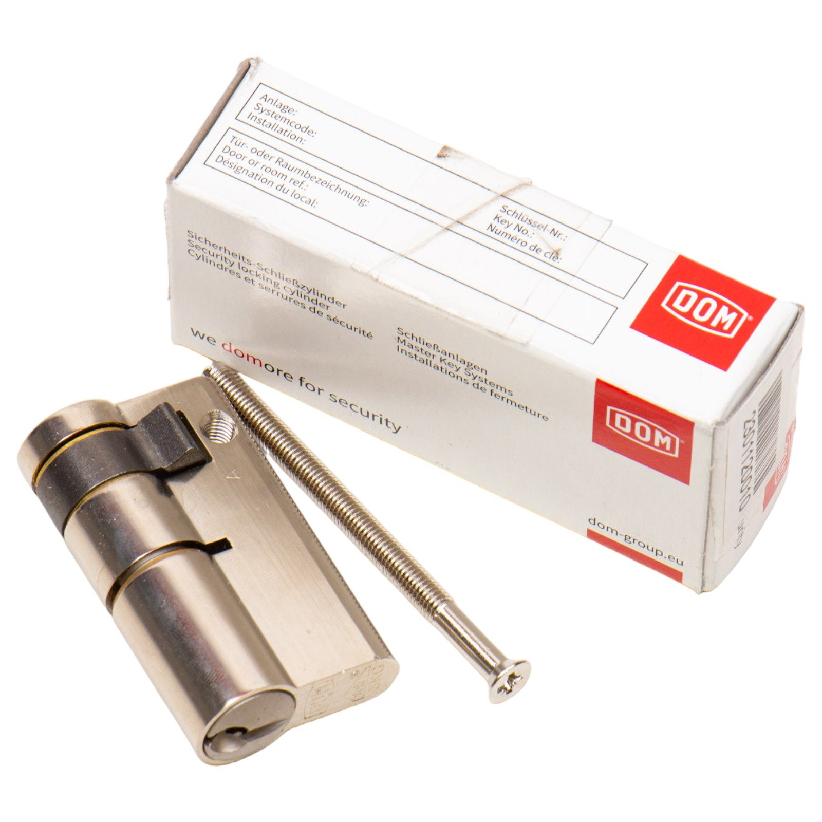 DOM 333 Plura (H/45) Half cilinder lock - Spareparts2day